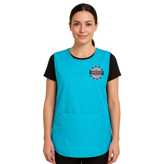 Personalised Custom Embroidered Pocket Tabard – Left Chest Logo ...