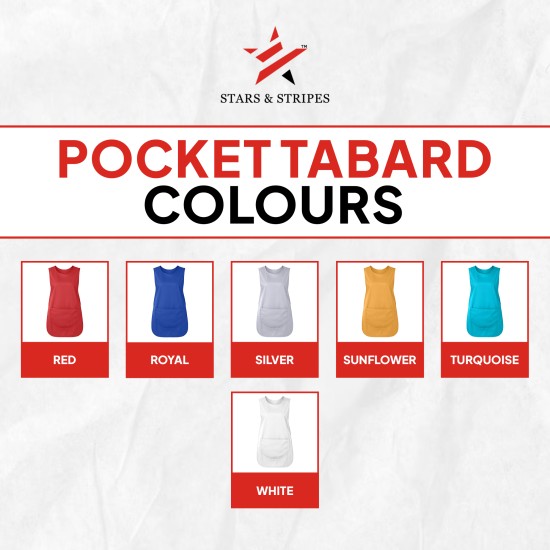 Personalised Custom Embroidered Pocket Tabard – Left Chest Logo ...